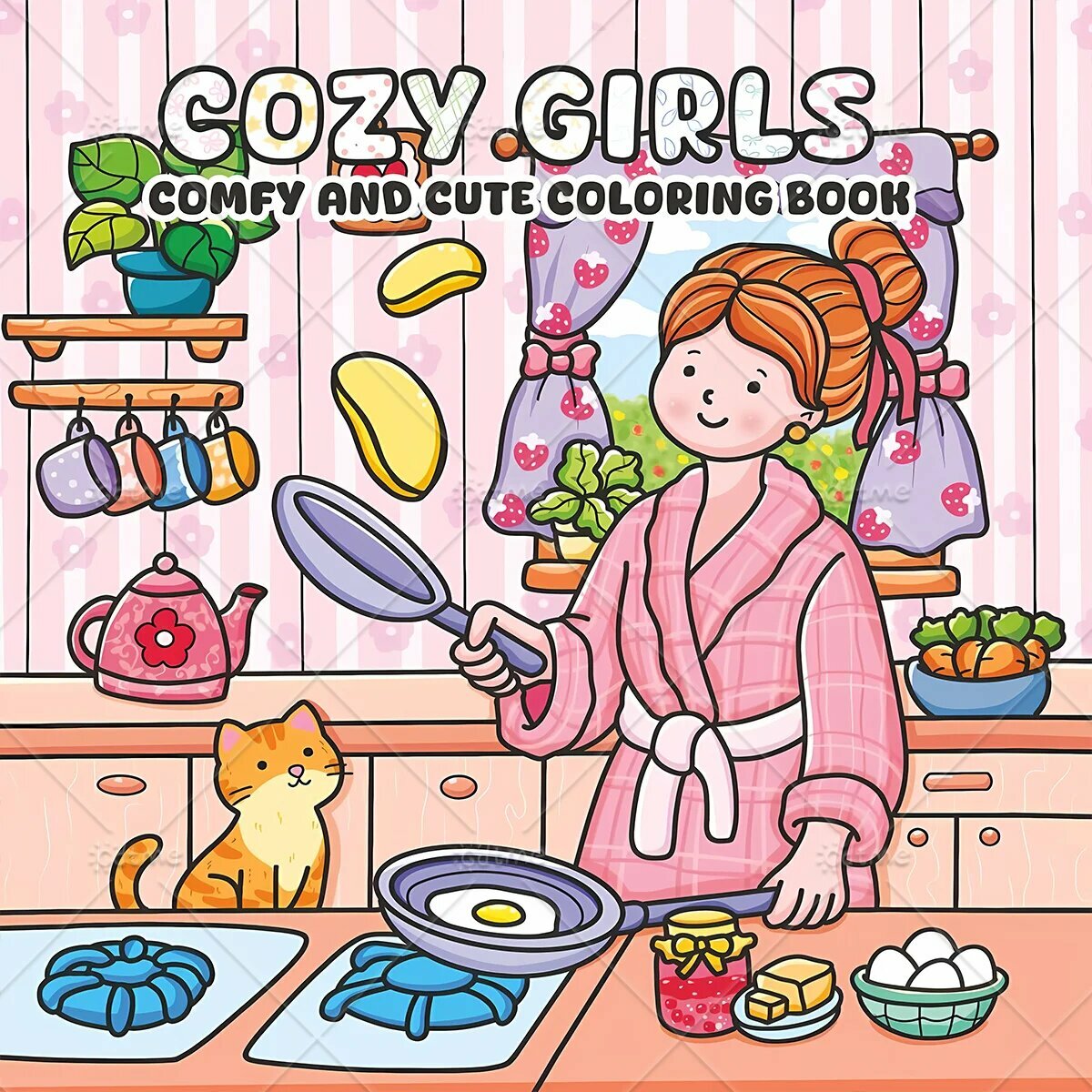 Набор раскрасок COZY GIRLS для взрослых