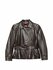 Куртка Max Mara Giusto belted leather jacket, размер 40, коричневый