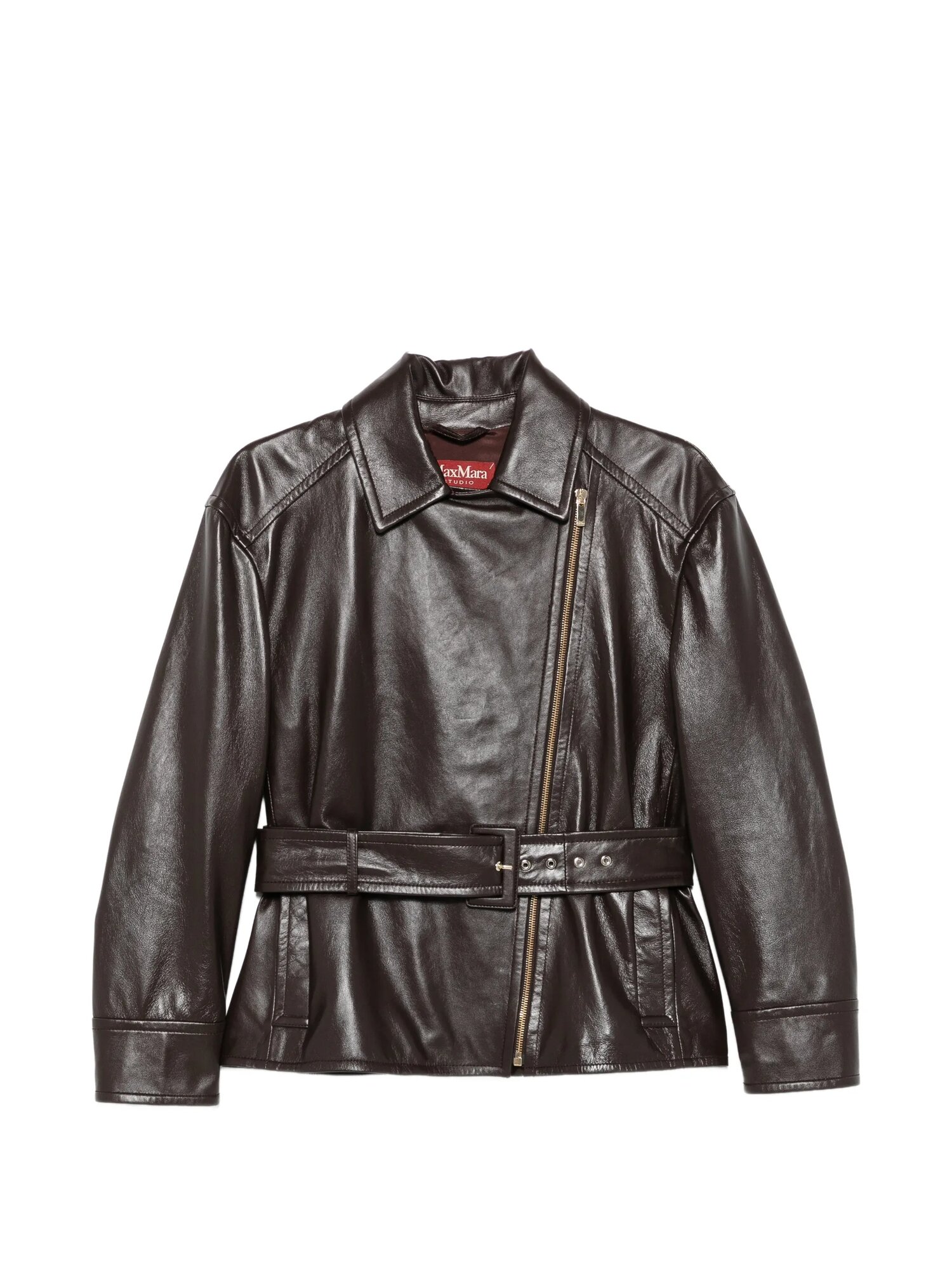 Куртка Giusto belted leather jacket