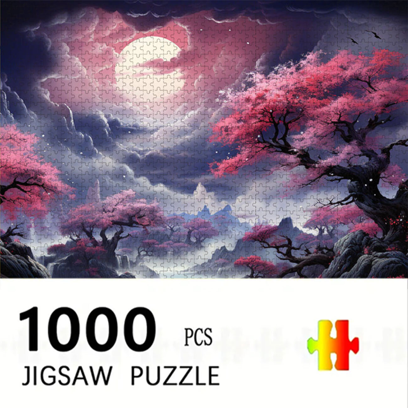 Взрослые деревянные головоломкПейзажная темаи 1000, 70x50cm