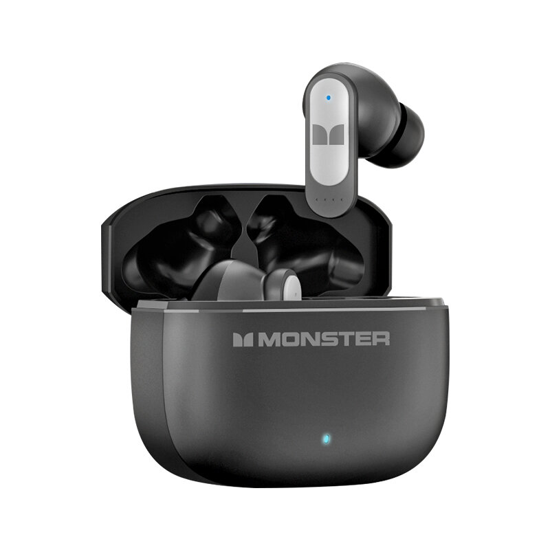 Наушники с AI переводом Monster GT34 TWS ANC+ENC шумоподавление Bluetooth 5.4 металлический