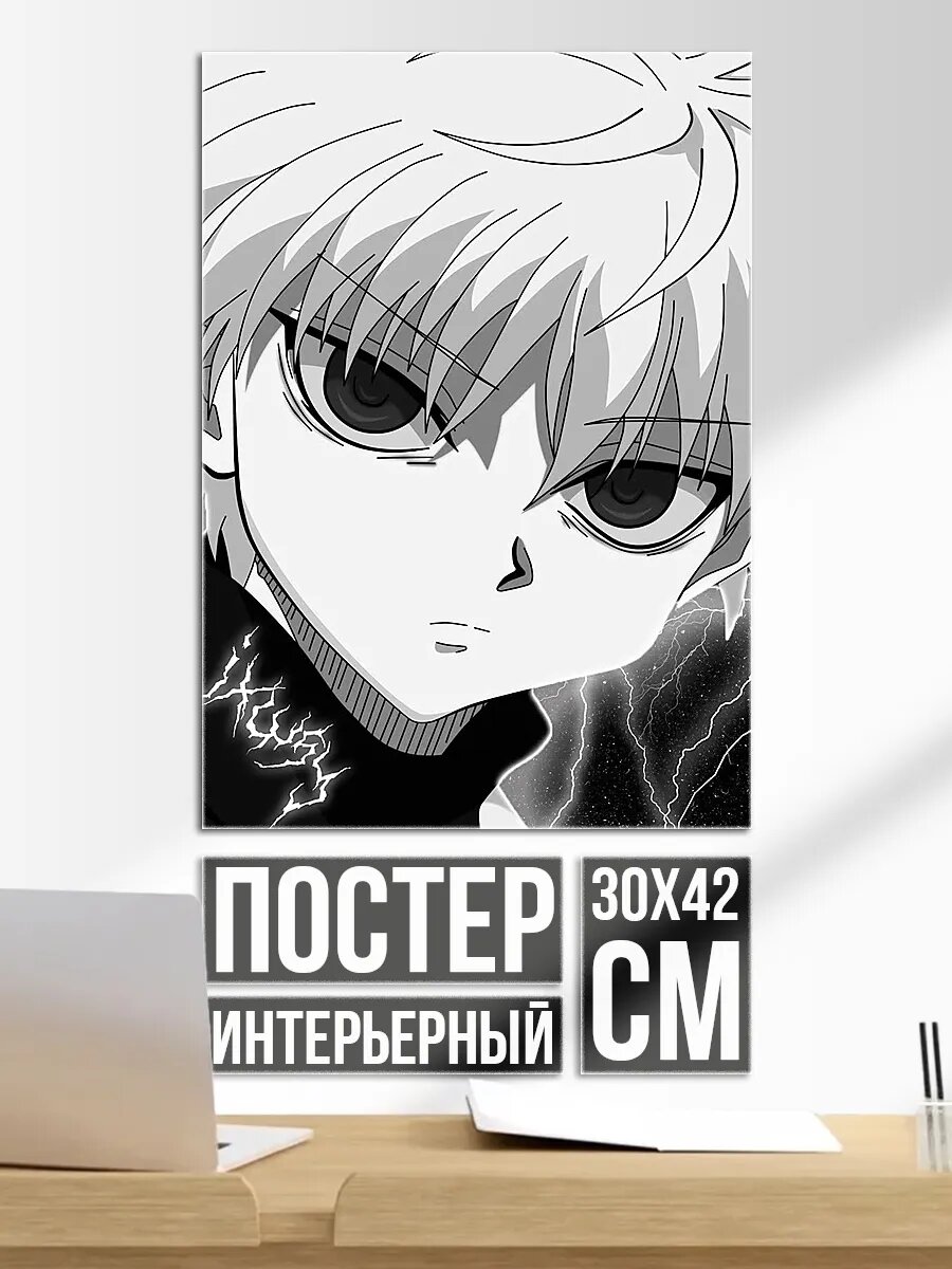 Плакат постер Киллуа Зольдик портрет