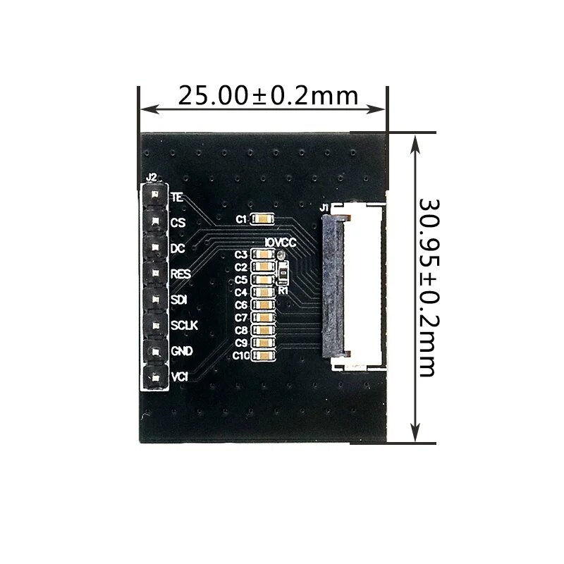 4,2-дюймовый монохромный TFT-дисплей с отражающим покрытием, 300x400, без подсветки, частота обновления 16 Гц, SPI ST7306, высококонтрастный ЖК-модуль с эффектом бумаги