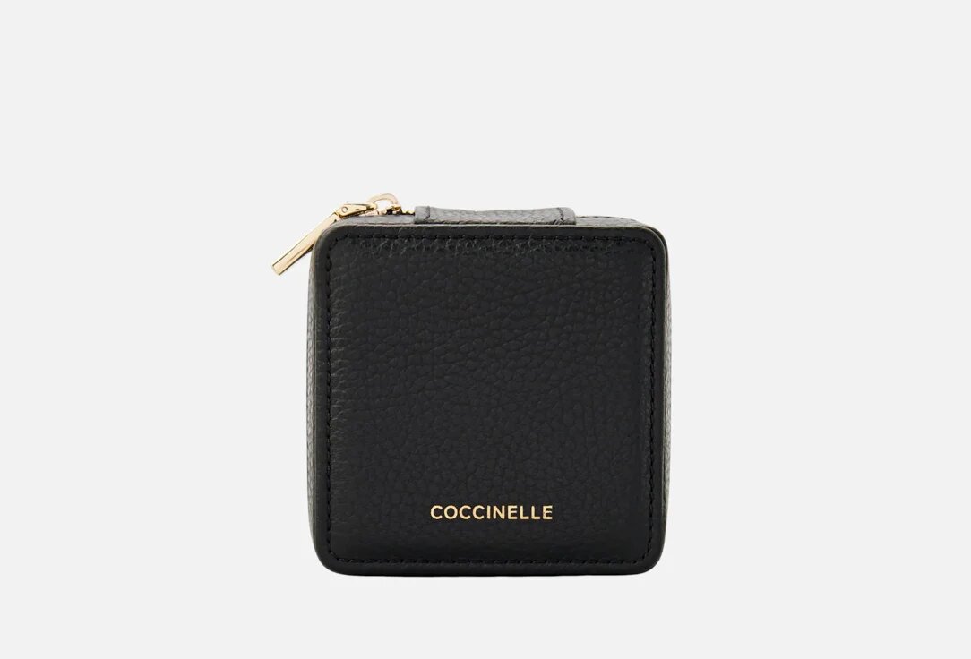 Coccinelle JEWELRY BOX SMALL, черный кожаная шкатулка 1 шт