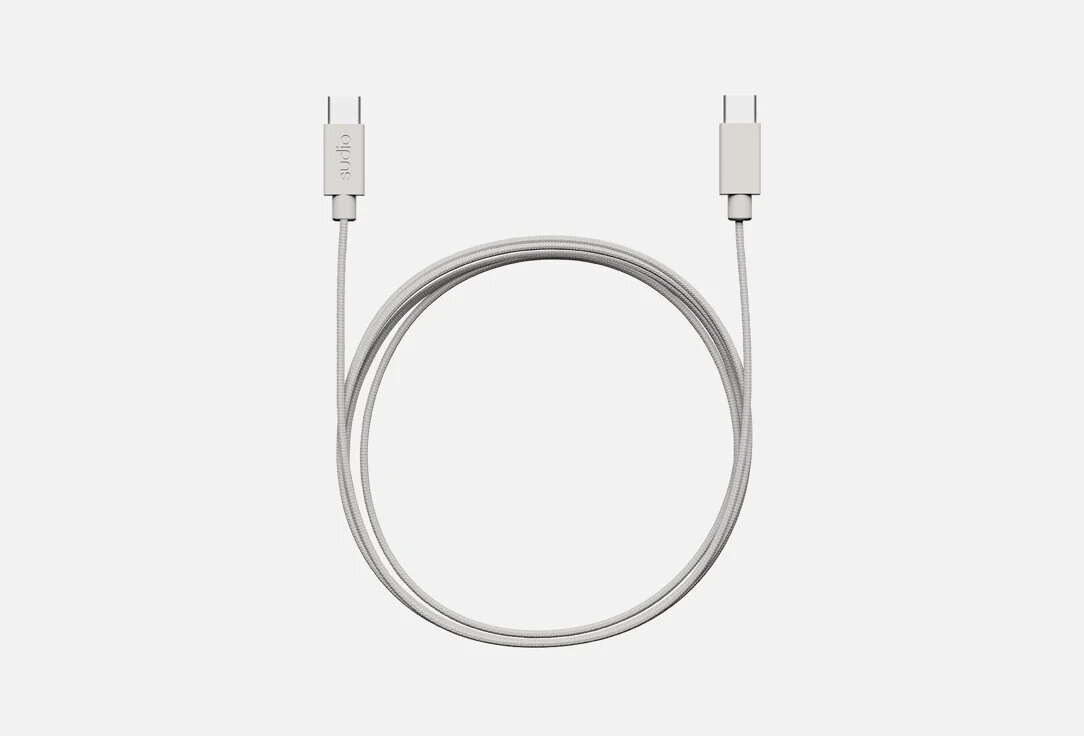 Sudio C1-C 60W USB-C to USB-C Charging Cable 1.8m Зарядный кабель 1 шт White
