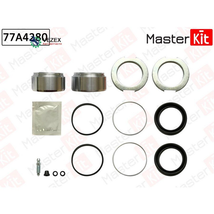 MASTERKIT 77A4280 Ремкомплект тормозного суппорта + поршень