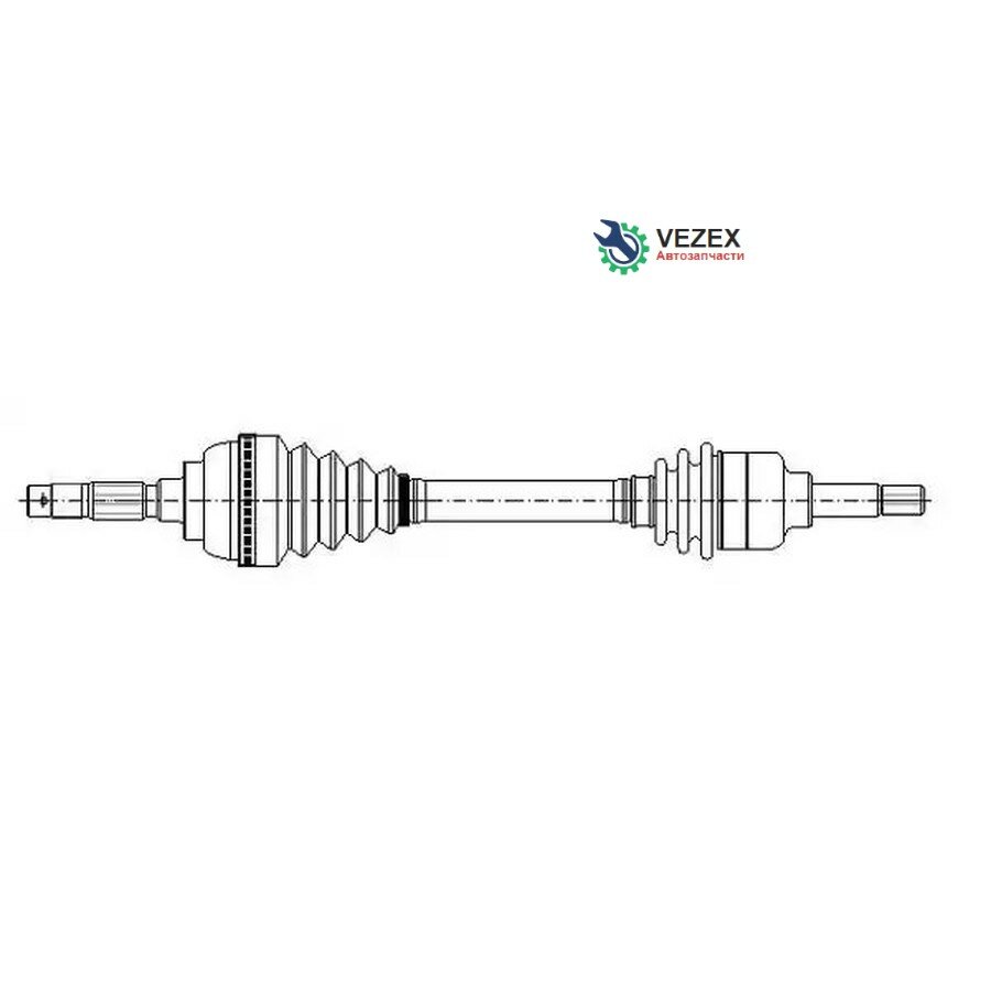METELLI 17-0721 Привод в сборе L