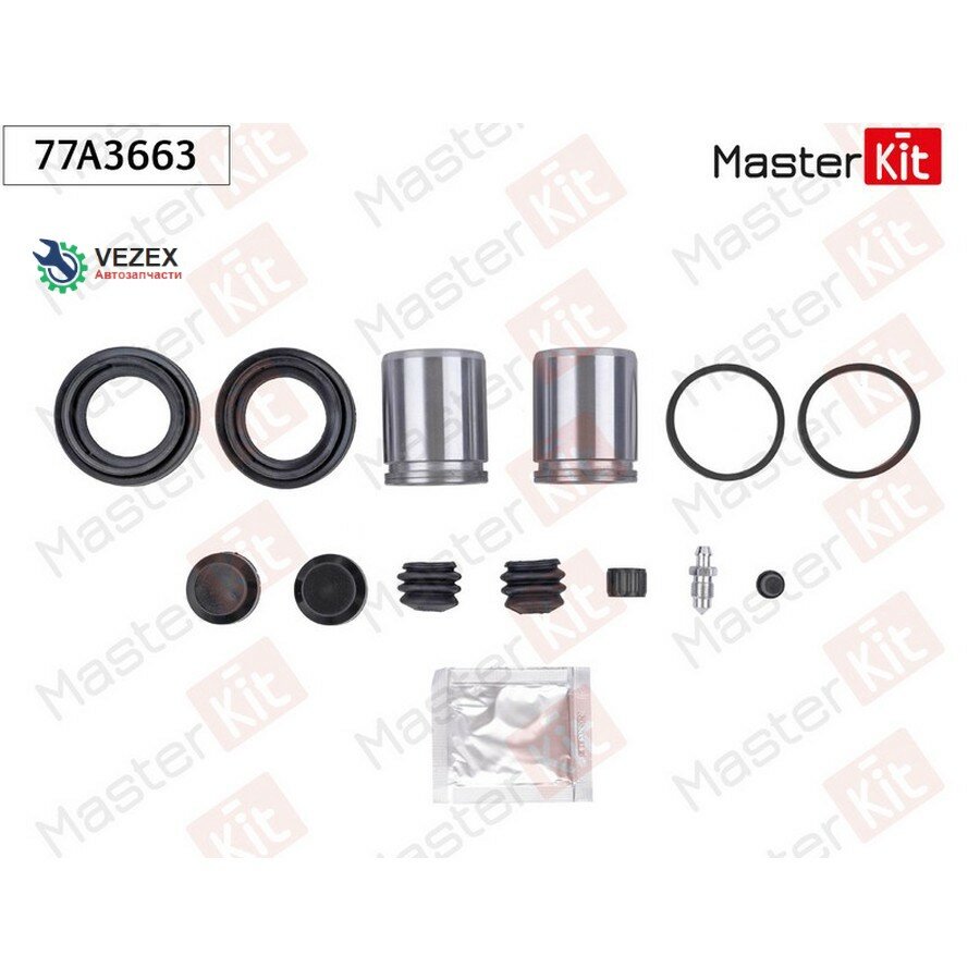 MASTERKIT 77A3663 Ремкомплект тормозного суппорта+поршень IVECO DAILY III Фургон/универсал 1997 - 2009 77A3663
