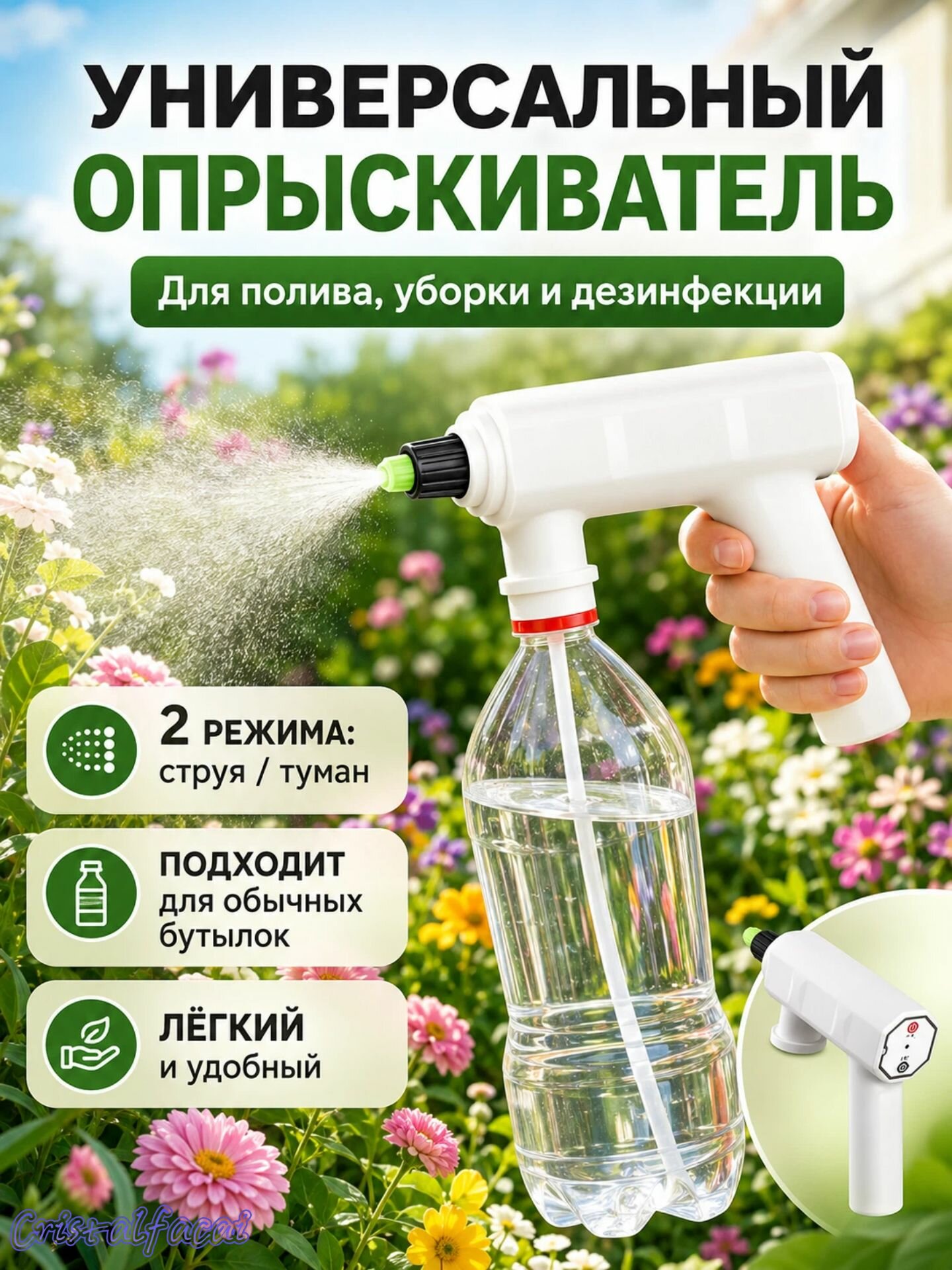 Опрыскиватель садовый аккумуляторный