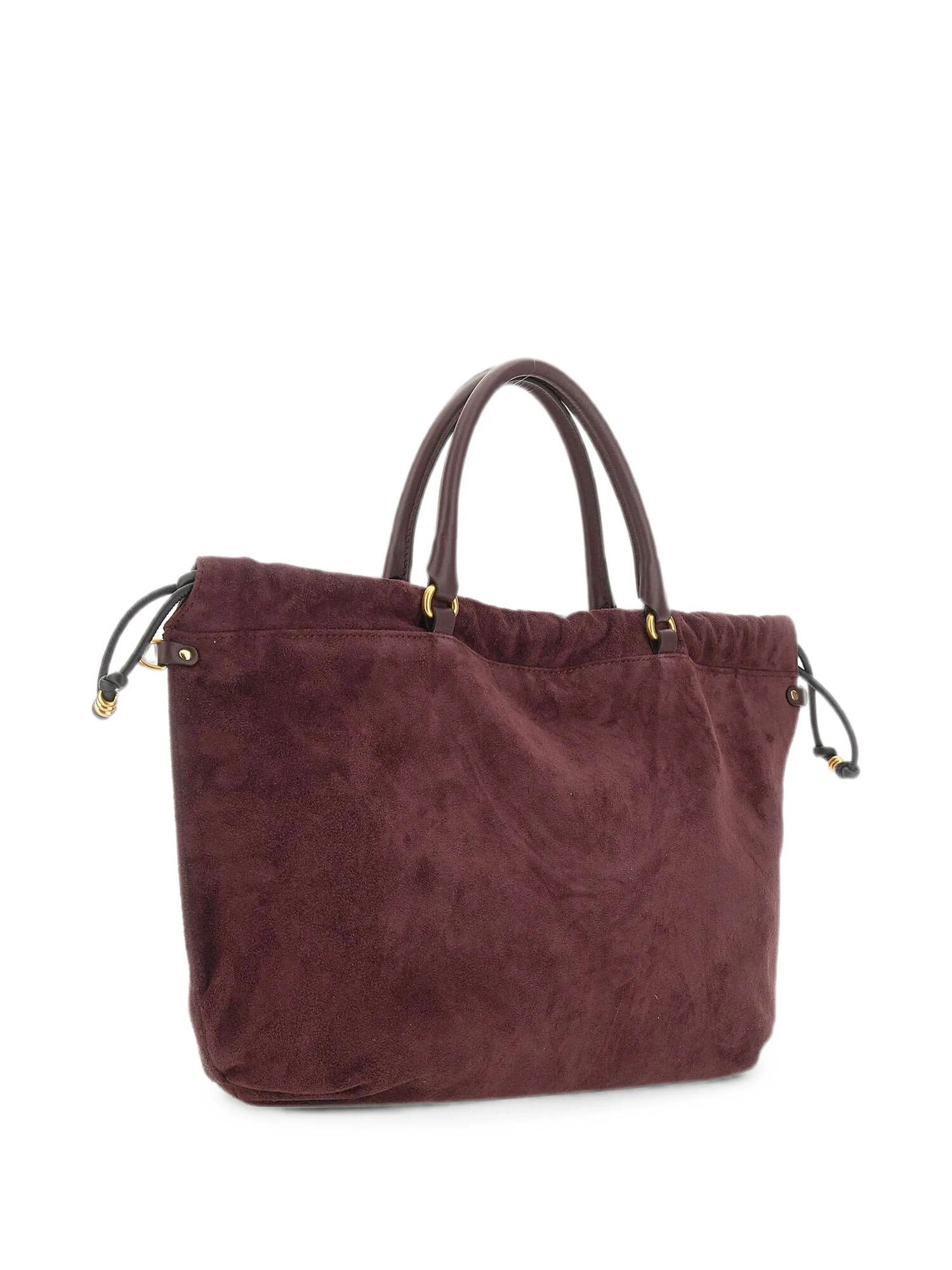 Сумка GIANNI CHIARINI Morgana suede tote bag, красный — фото 1
