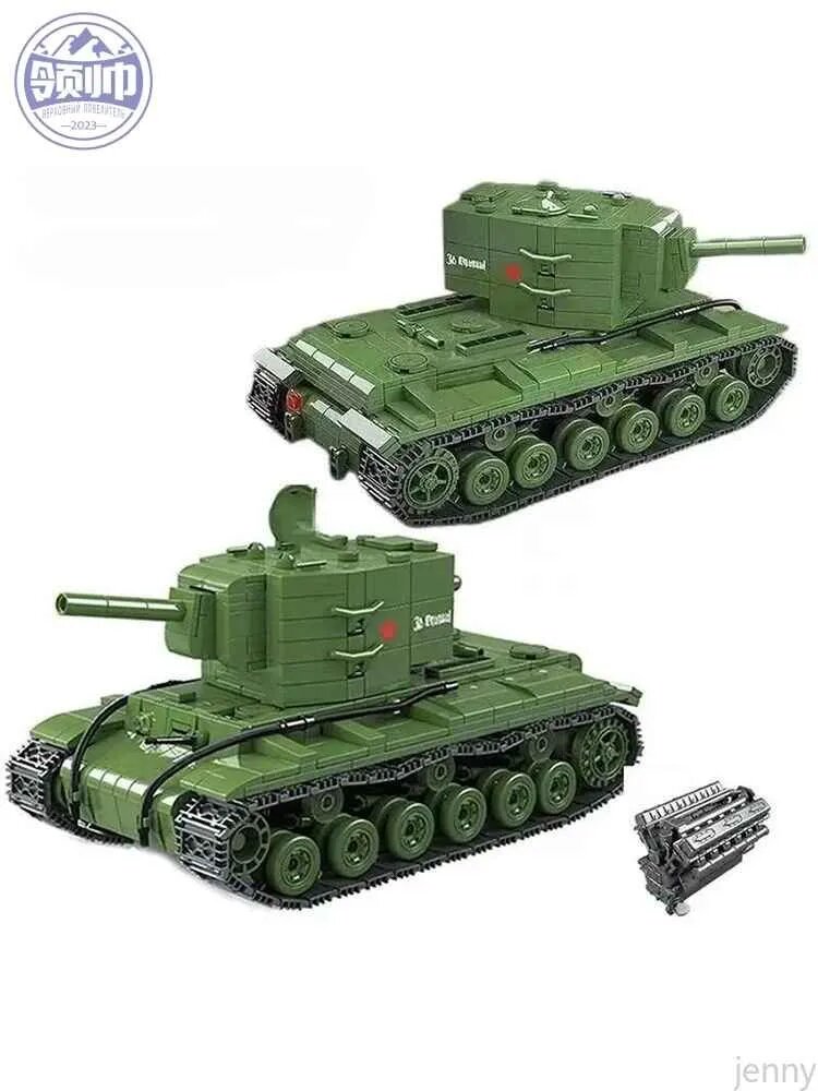 Конструктор Советский танк КВ - 2/Танковые серии/Мальчики игрушки (472шт)