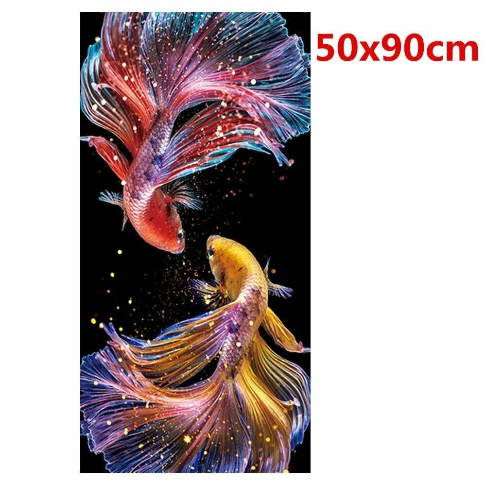 Набор для вышивания крестом, вышивка крестиком Облачный замок, 11CT 52x72cm, полная зашивка, LYTOOMOY (без подрамника, без рамки)