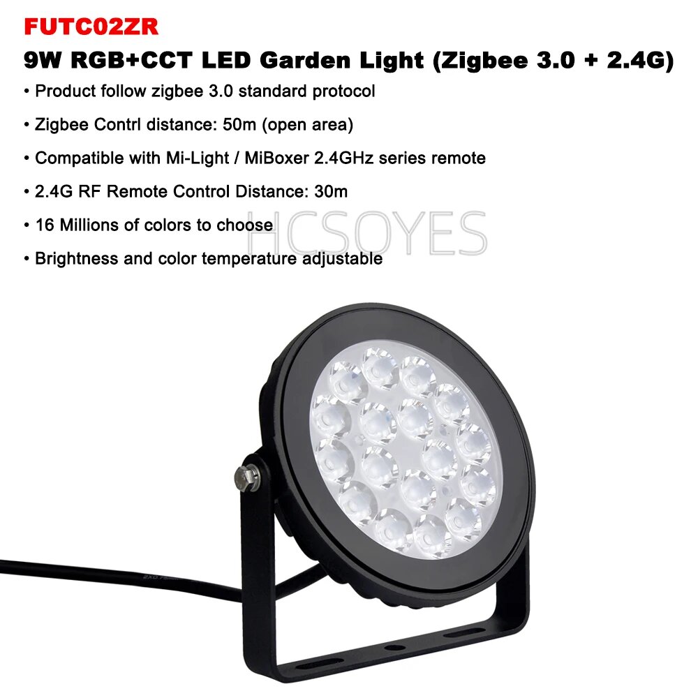 Miboxer FUTC02ZR RGB+CCT Уличный светодиодный светильник