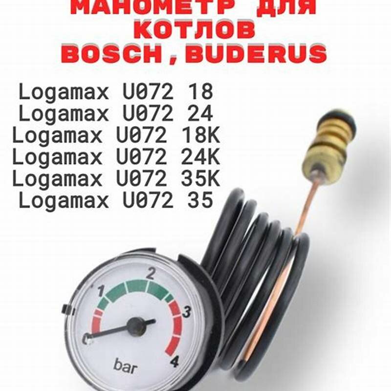 Манометр Buderus Logamax U072 / GAZ 6000