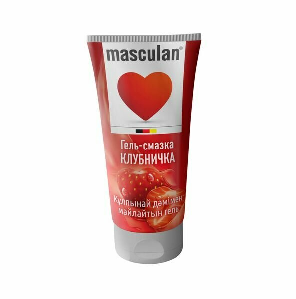 Гель-смазка интимная клубничка Masculan/Маскулан фл. 50мл