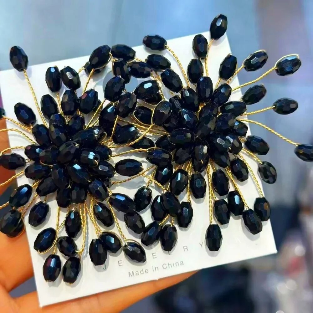 Серьги, black