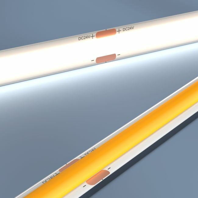 LEDPremium Светодиодная лента Sirius COB LP480-LH 24V CRI>85 (COB, 10 W/m, 100 lm/W, IP33) (дневной белый 4000K), 5м