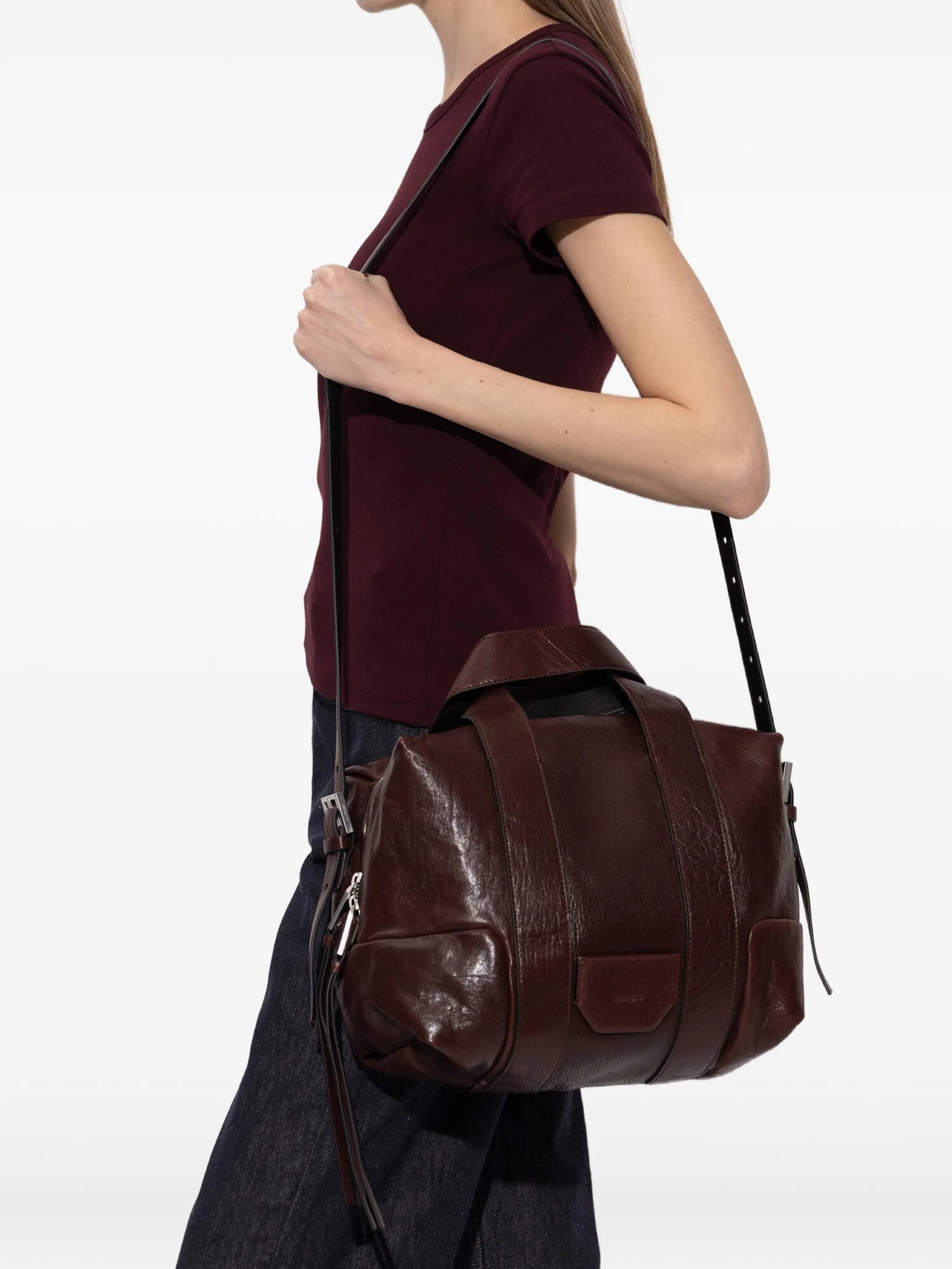 Сумка AllSaints Ares, red — фото 1