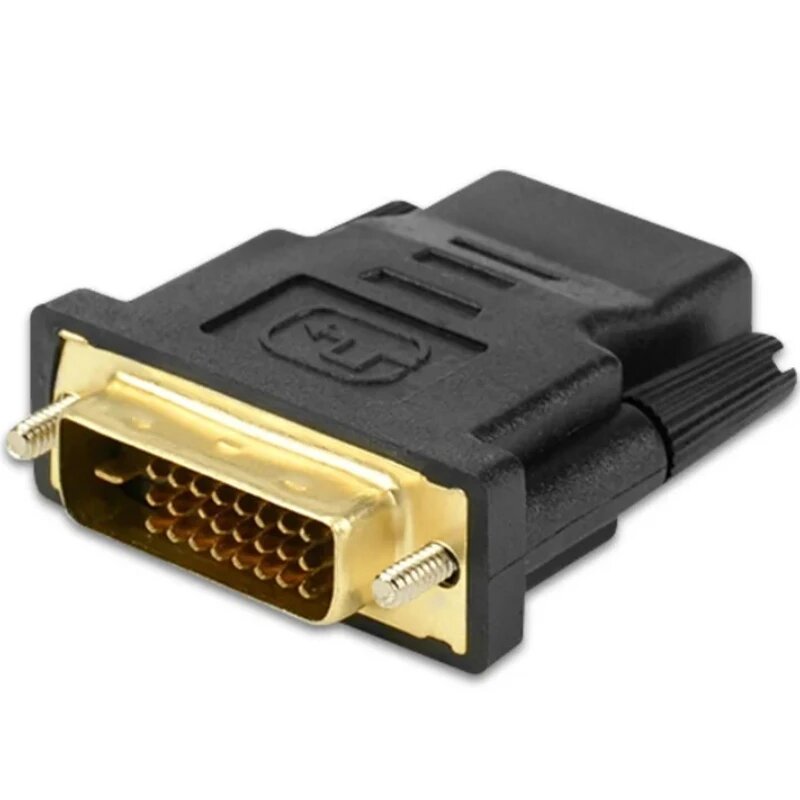 Переходник DVI «папа» — «мама» — «мама» DVI (24 + 1) — совместимый с HDMI-разъемом
