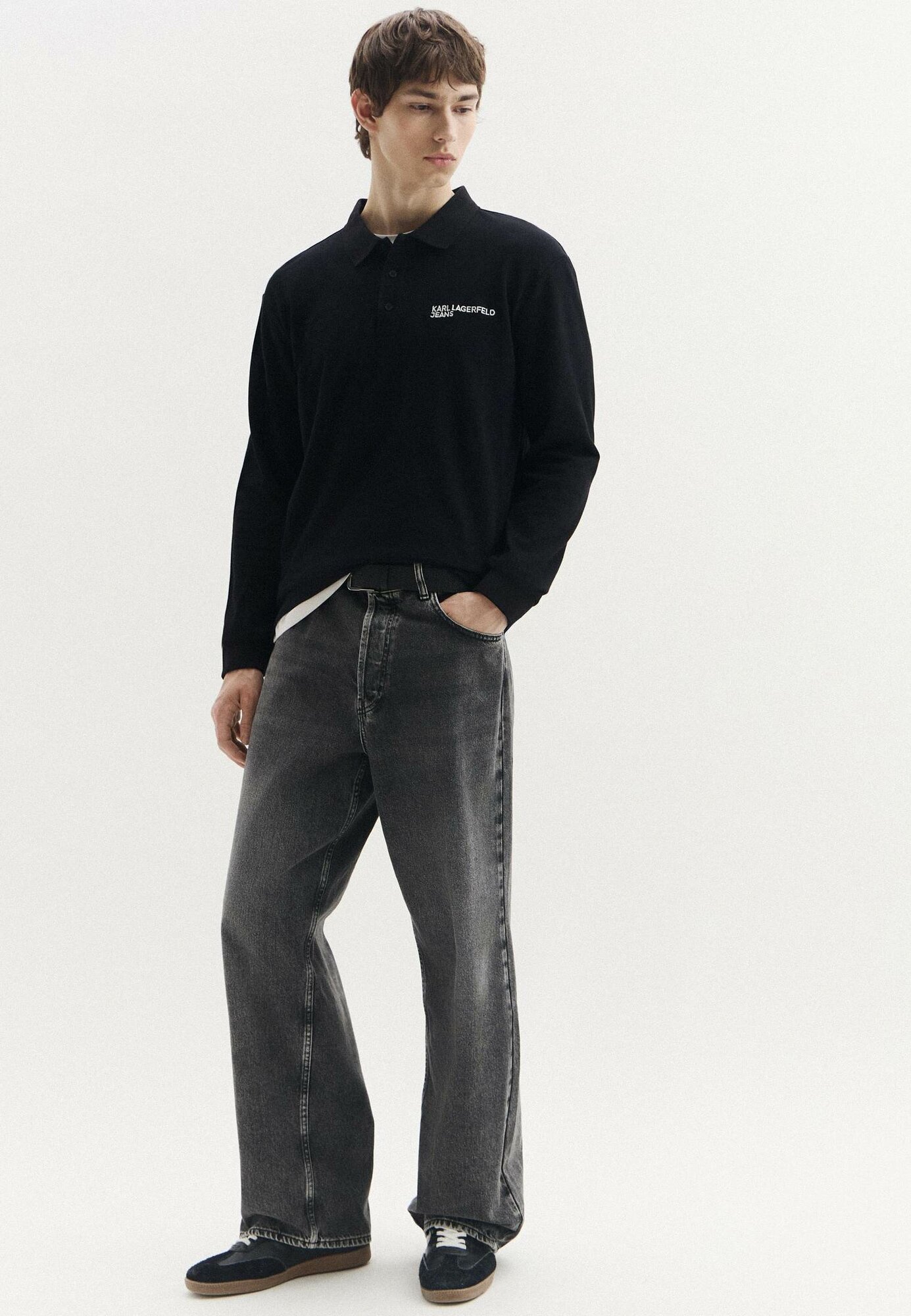 Толстовка KARL LAGERFELD JEANS, размер XL, , черный — фото 1