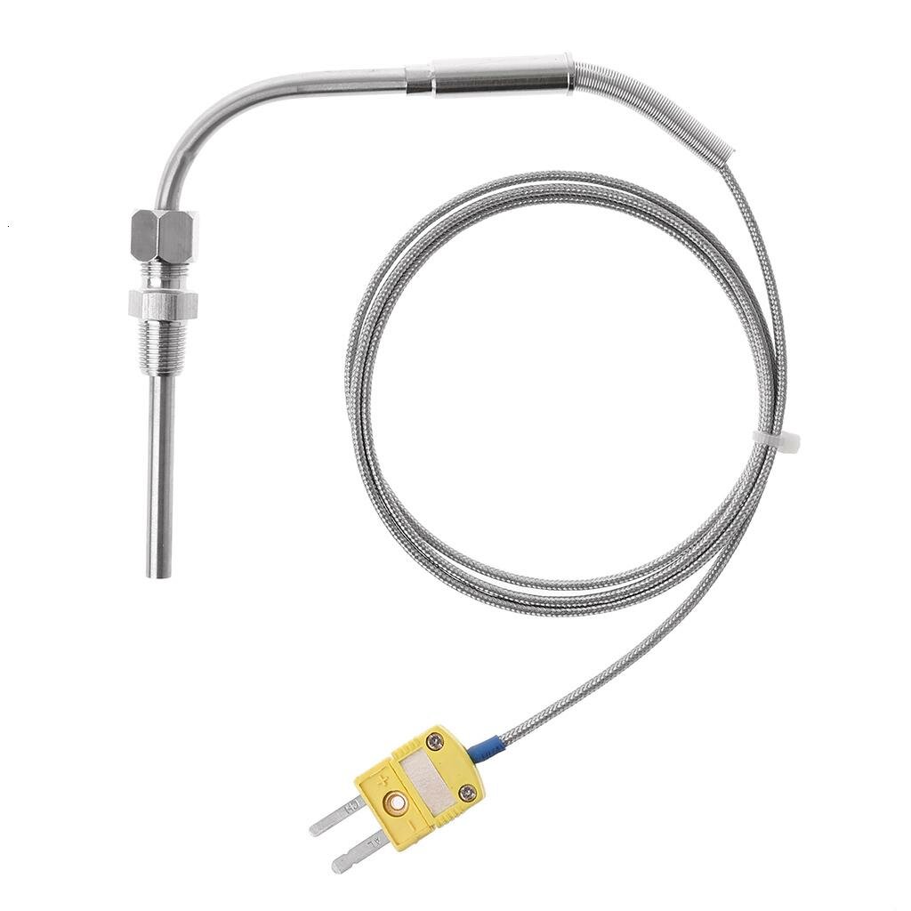 Датчик температуры K-типа 1/8" NPT 0-1250°C с открытым наконечником, Серебро