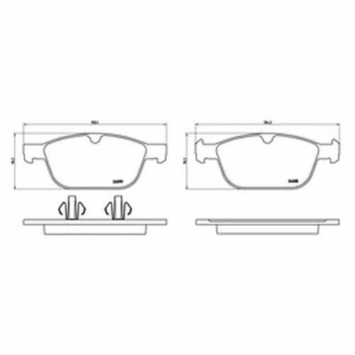 Колодки тормозные дисковые (комплект 4 шт.) ROTINGER RT2PD21400