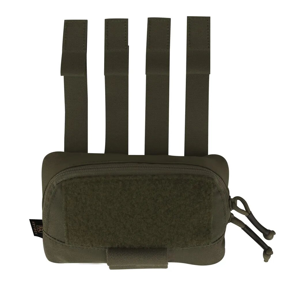 Krydex Gear Сумка тактическая, зеленая, из нейлона, размер 17.78x10.16x17.78 см