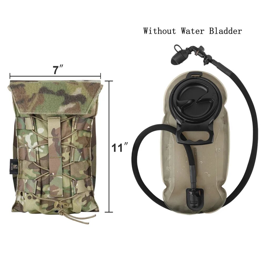 Krydex Gear Рюкзак, гидратор, 7 x 11 дюймов, Multicam, тактический, нейлон Cordura 500D, женский, мужской — фото 1