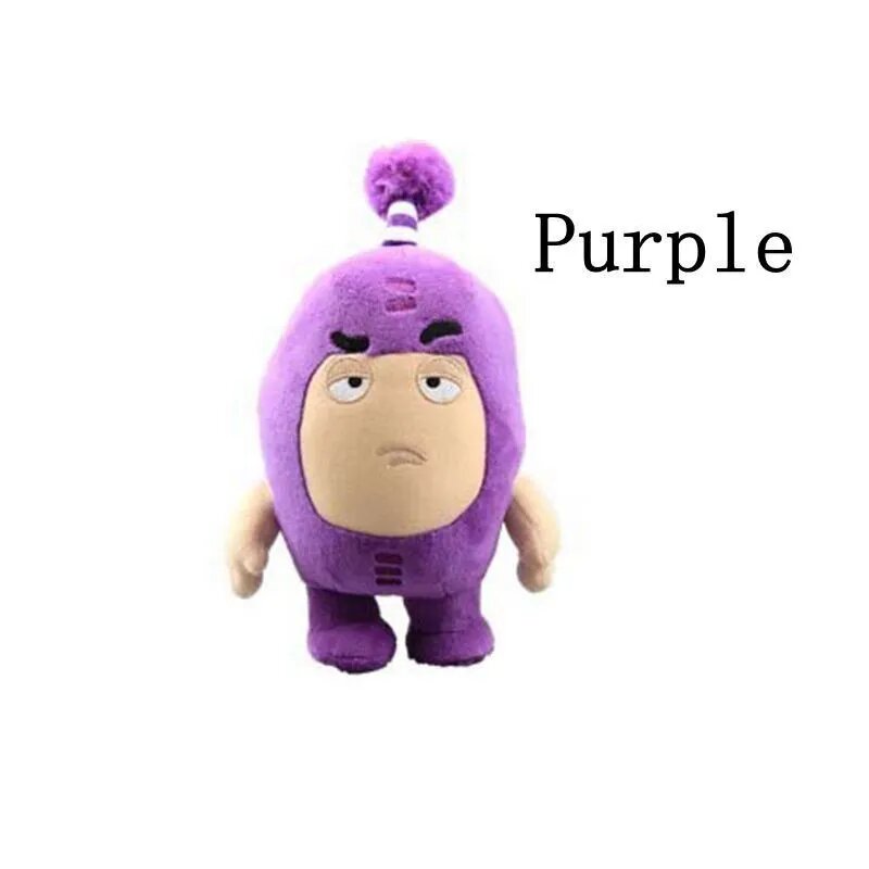 Набор фигурок Чудики - Oddbods, Фиолетовый, Мягкая игрушка, Хлопок, Персонажи и герои