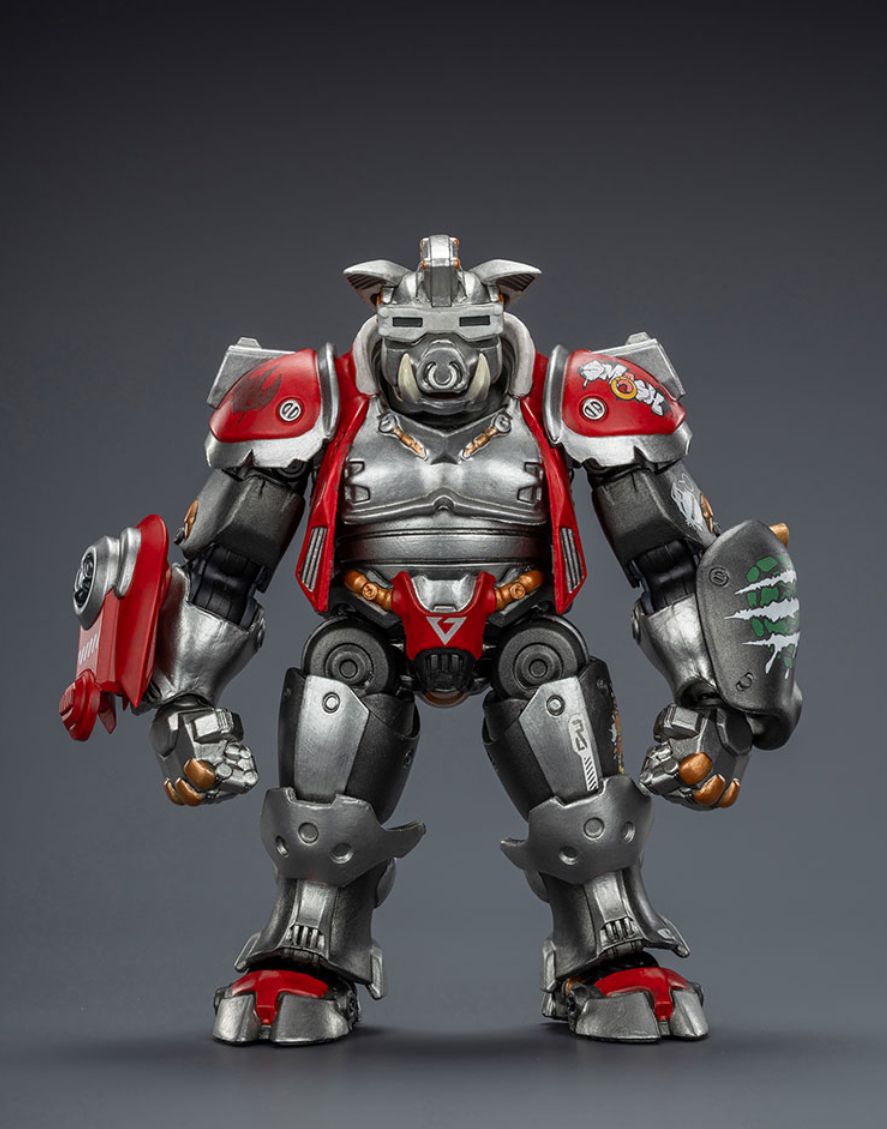 Фигурка JOYTOY "TMNT-Super Bebop", цветная, интерактивная, подарочная упаковка, ПВХ, 13,6см.