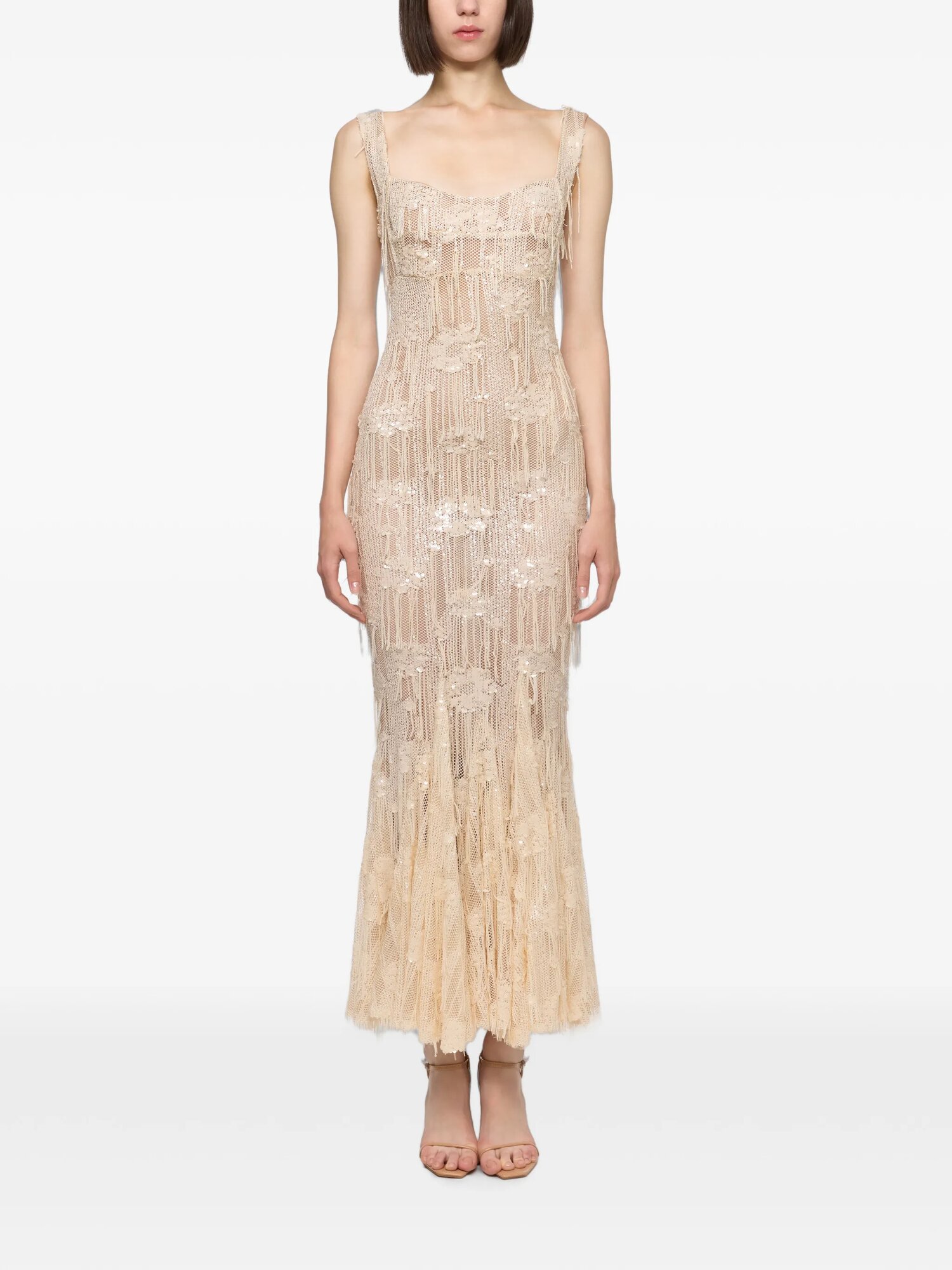 Платье Lace sequin-embellished dress