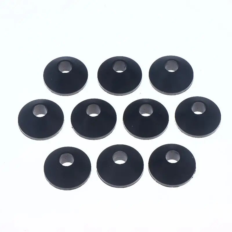 Резиновые прокладки для унитаза, черные, 10 штук A 8mm