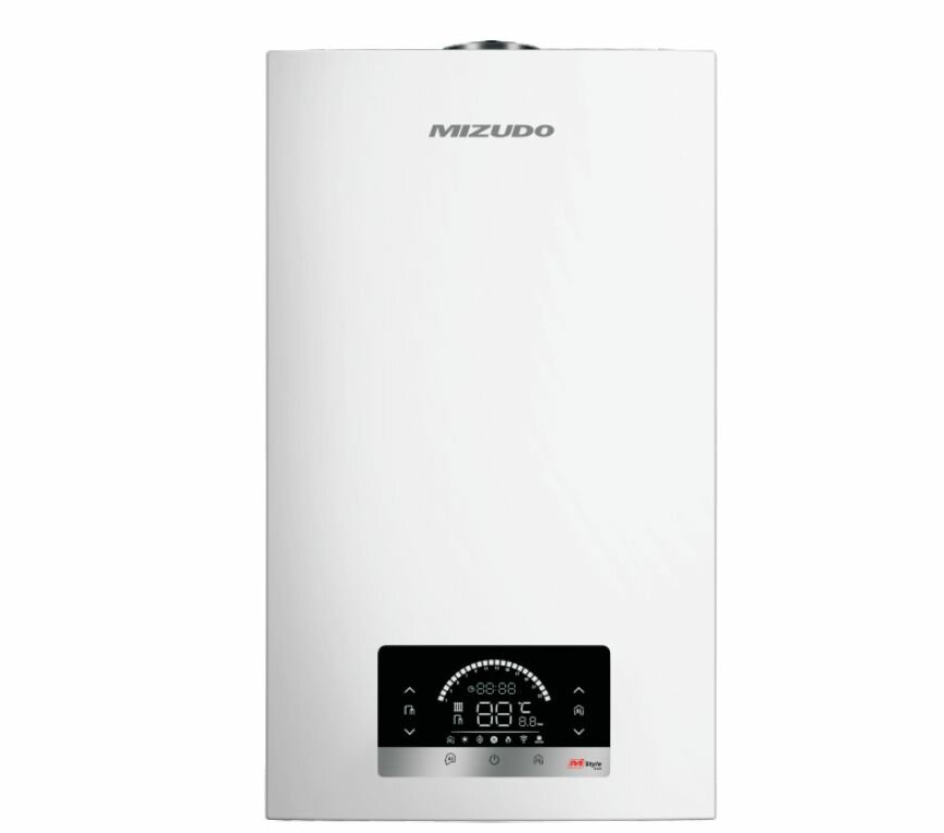 Котел газовый настенный MIZUDO STYLE Lux Wi-Fi M24T (2К, закр. к. з.)