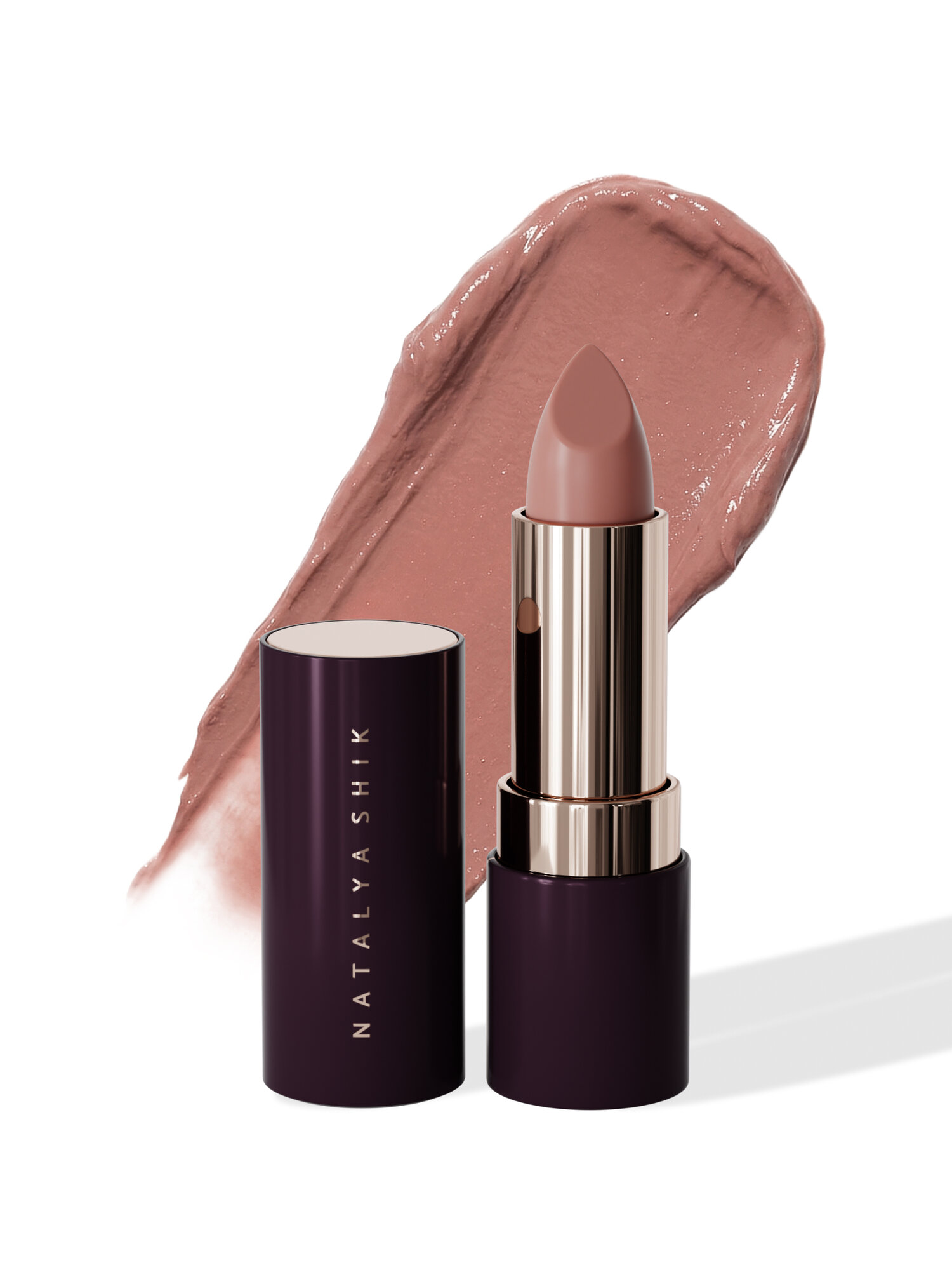 Помада для губ NATALYA SHIK LIP ALLURE увлажняющая помада-бальзам для губ кремовая 02 Bellini кремовый персиковый