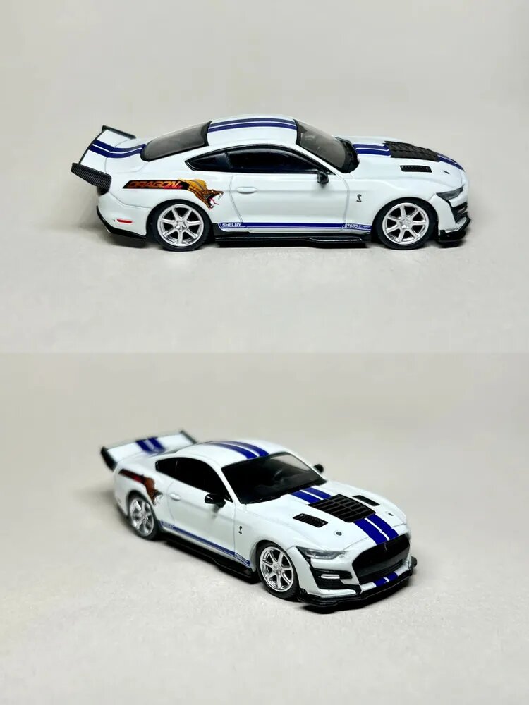 MINI GT 1:64 #318 Ford Shelby GT500 Dragonsnake Concept Oxford White Коллекционная машинка