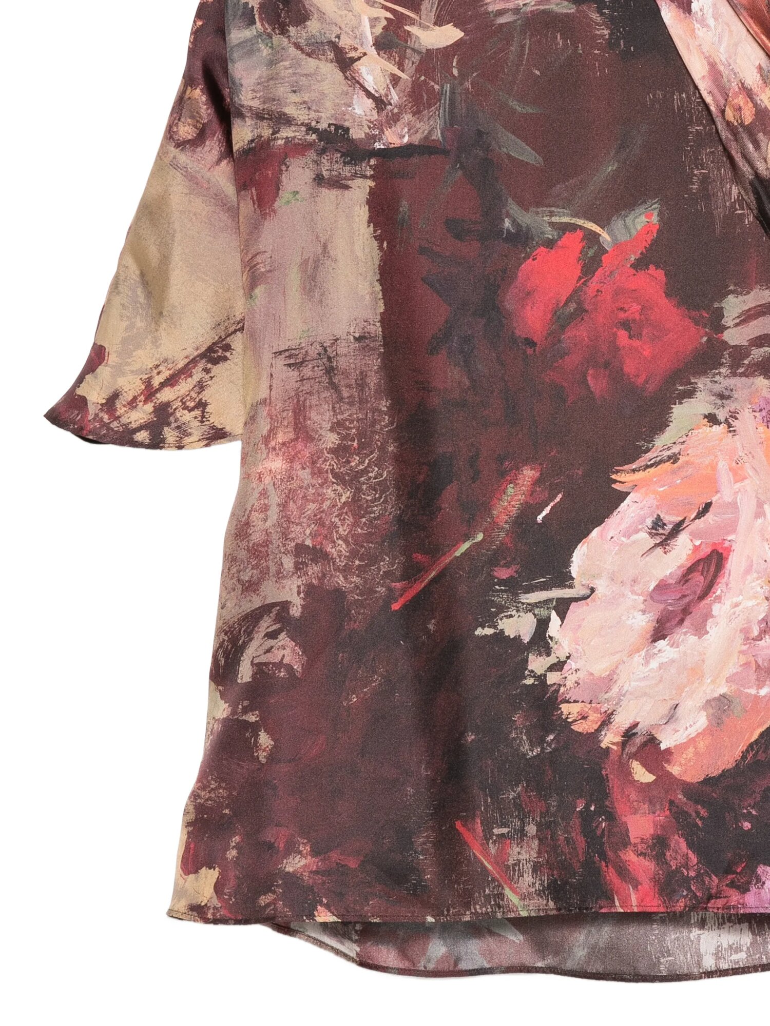 Блуза Antonio Marras Floral-print draped blouse, размер 40 — фото 1