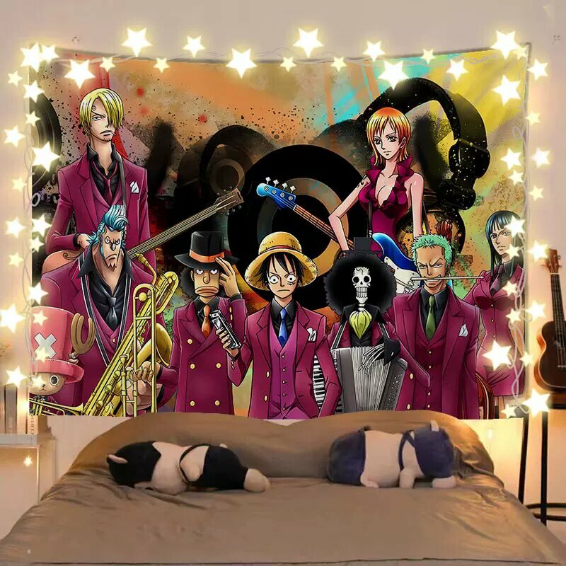 Фоновая ткань ONE PIECE Стиль 6, 150x130 см, в комплекте 6м лампы, декор комнаты