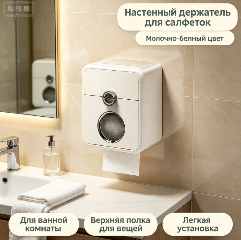 Настольный держатель для туалетной бумаги без сверления, двухъярусный органайзер для ванной комнаты