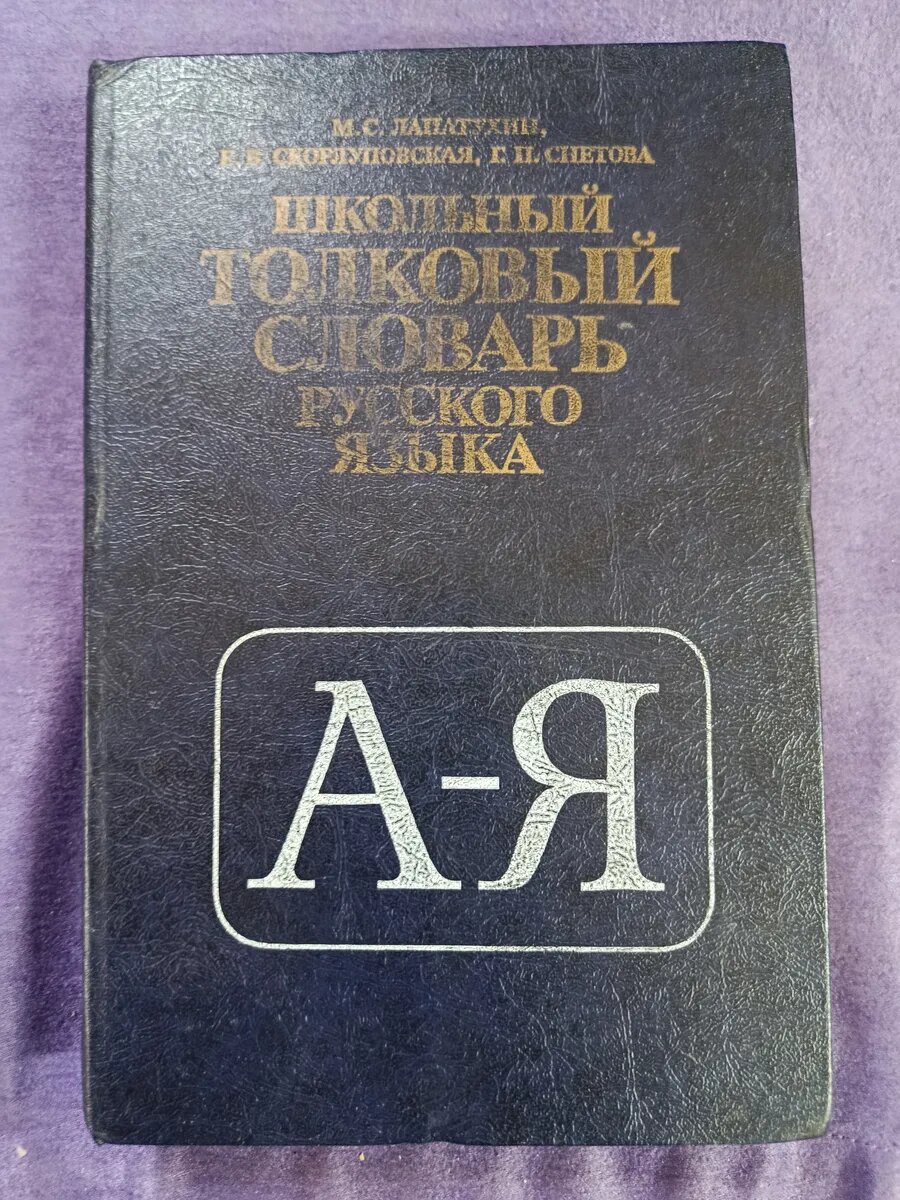 Школьный толковый словарь русского языка М. Лапатухин и др.