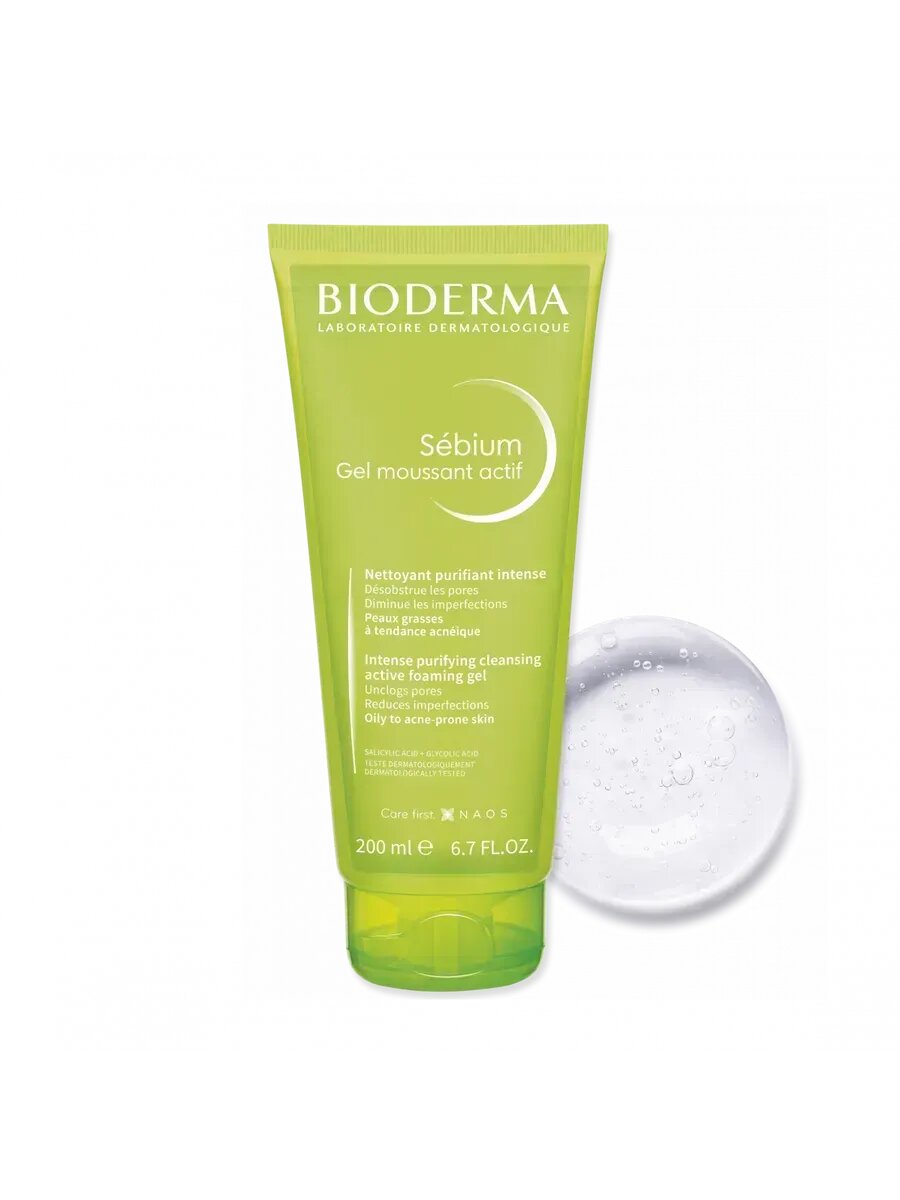 SEBIUM GEL MOUSSANT ACTIF 200мл