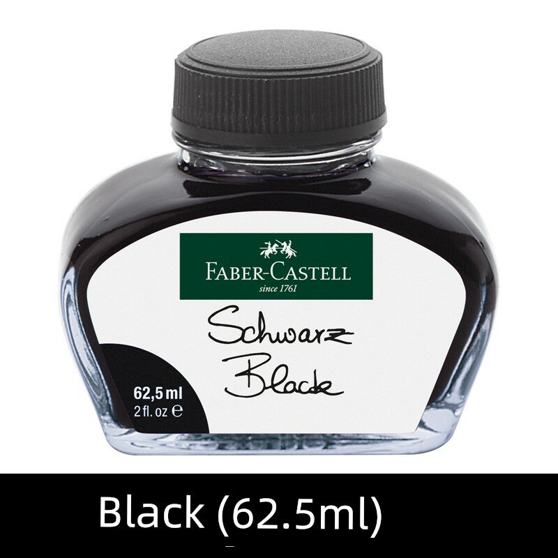 Faber-Castell 60ML Некарбоновая чернила для шариковых ручек, черный, не засоряется, немецкое качество