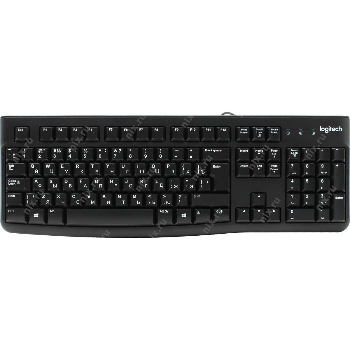 Клавиатура Logitech Keyboard K120 USB 105КЛ 920-002522 — фото 1