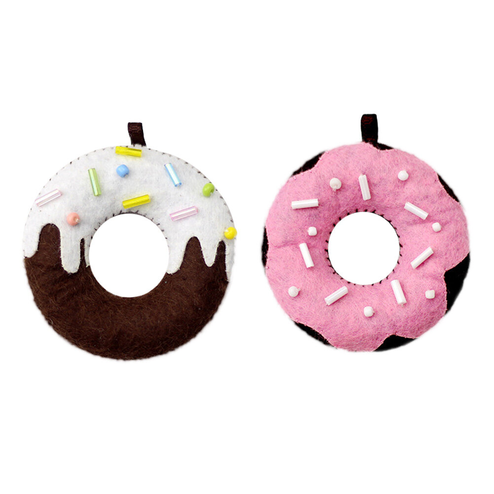 2pcs Разноцветные Игрушки Донатс Подвески Для Развития РебенкаDIY Подарок Декор Ассорти