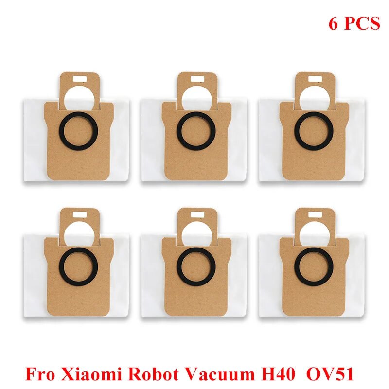 6 шт. мешков для Xiaomi Robot Vacuum H40/OV51, цвет: 6