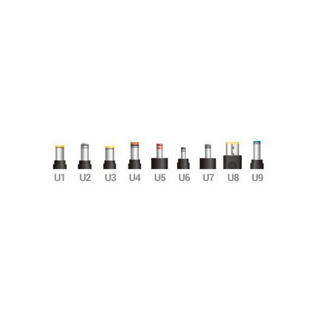 PNA0652520 NB PRO 65 (FSP065-RBBN3) AC-DC 65W, Вход C6, 1,5м, Выход 19V, в комплекте 9 переходников — фото 1