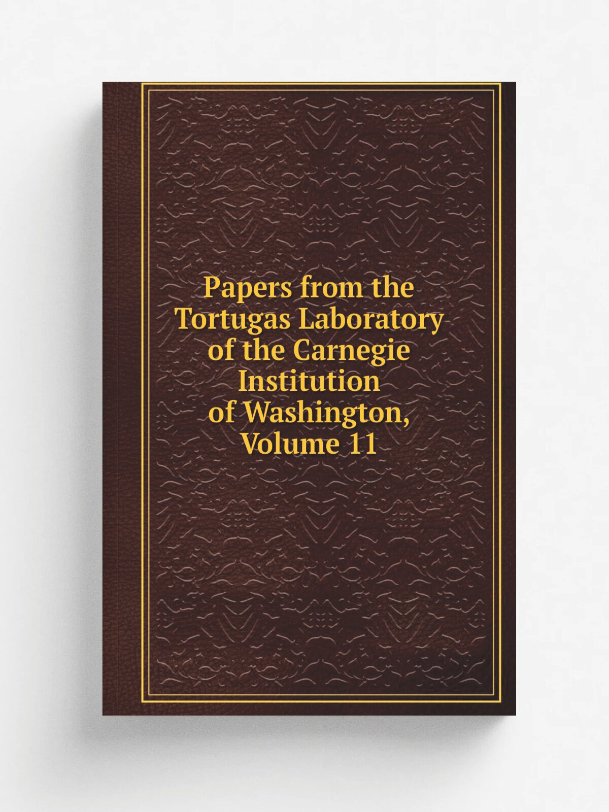 Papers from the Tortugas Laboratory of the Carnegie Institution of Washington, Volume 11