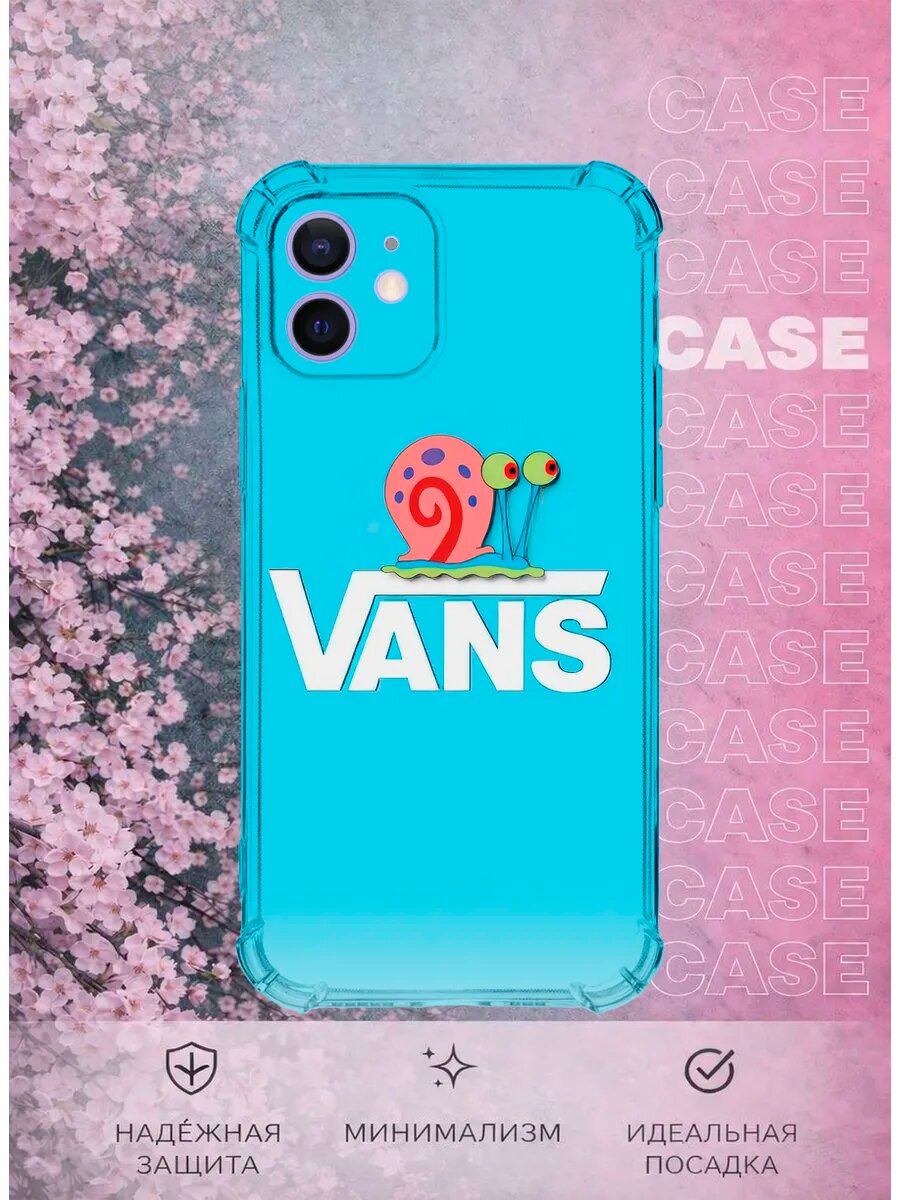 Чехол на iPhone 12 с принтом Vans Губка боб Гэри