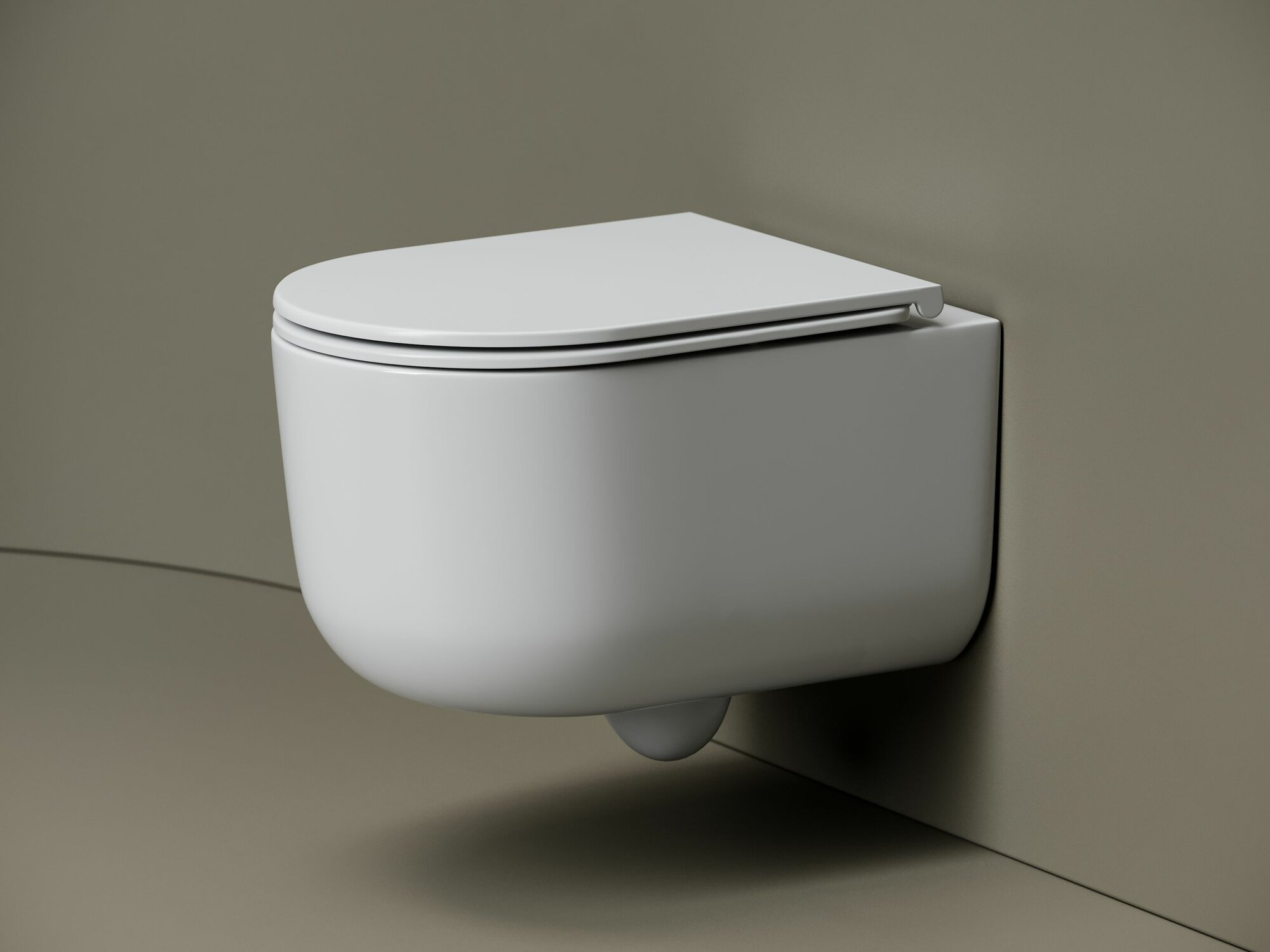 Унитаз подвесной Ceramicanova Маттео (Matteo), торнадо, 52x35x36, CN4016T, белый