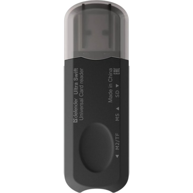 DEFENDER 83262 Универсальный картридер Ultra Swift USB 2.0, 4 слота