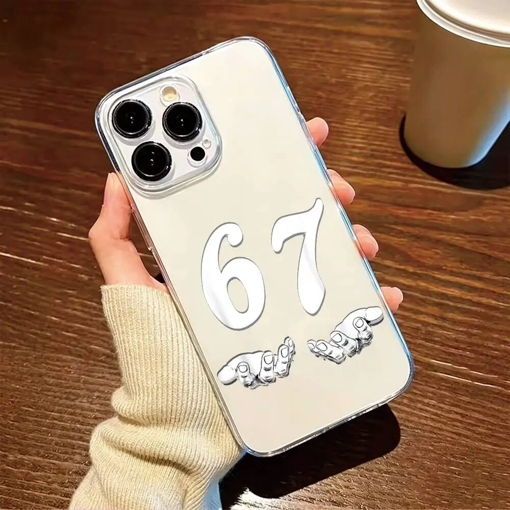 Чехол для телефона Six Seven 6 7 Gift для iPhone 17 16 15 14 13 12 11 Mini Pro Max z2, iPhone14Pro